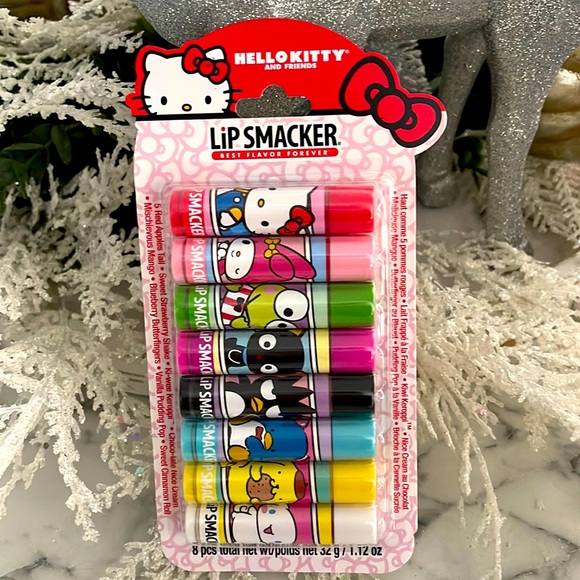 Sanrio | Makeup | Nibhello Kitty Friends Set Of 8 Lip Smackers | Poshmark